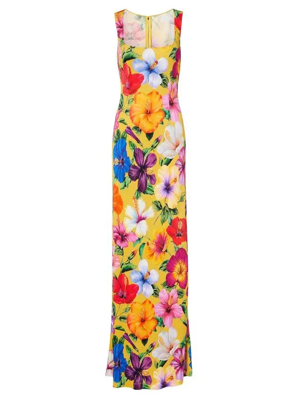 Dolce & Gabbana Floral Maxi Gown - Multicoloured