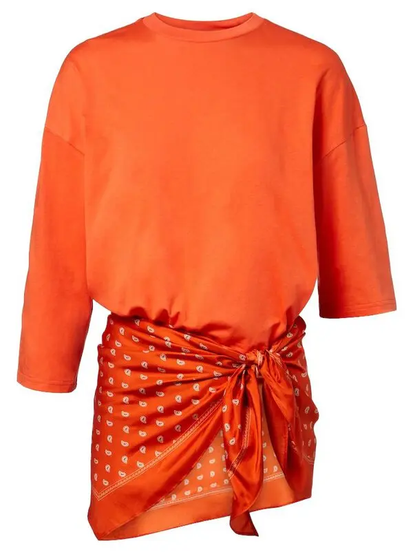 Christopher Esber Bandana Cotton Beach Cover-up - Orange