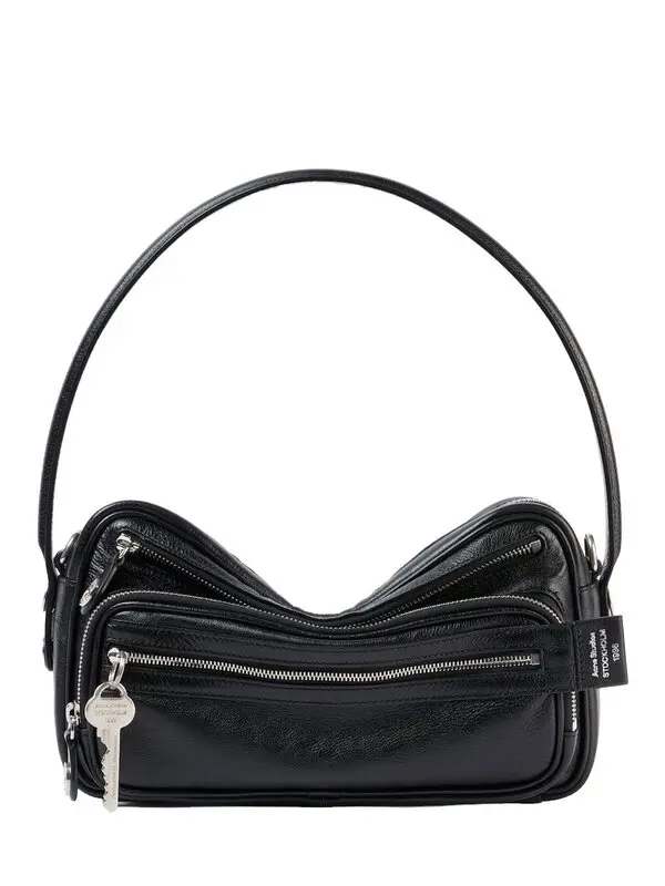 Acne Studios Leather Shoulder Bag - Black