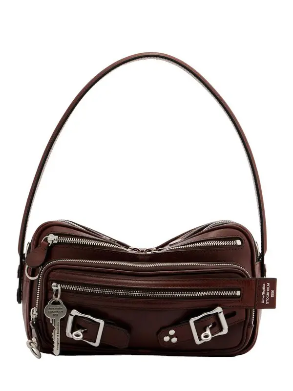 Acne Studios Leather Shoulder Bag - Brown