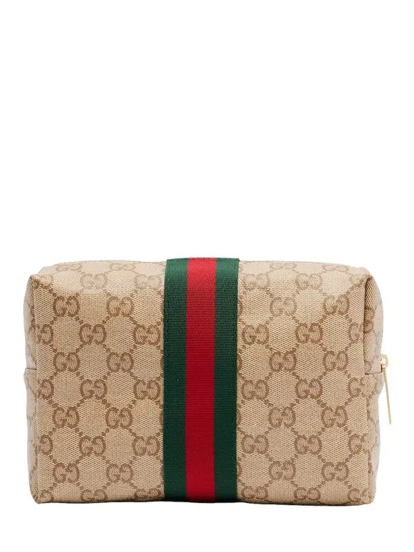 Gucci Gg Canvas Mini Pouch - Beige