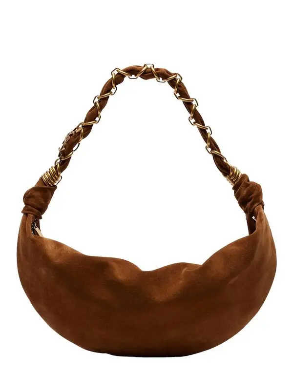 Saint Laurent Amalia Small Shoulder Bag - Brown