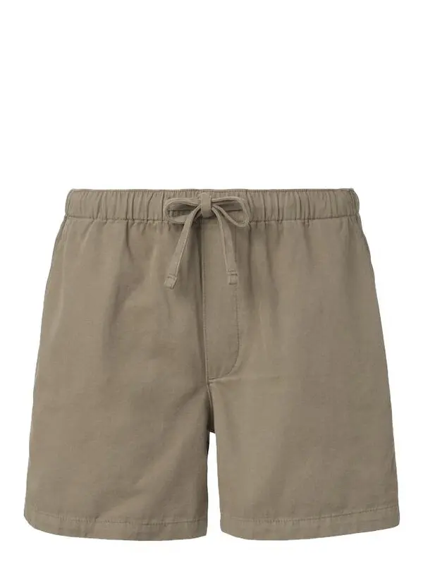 FRAME Cotton Canvas Shorts - Green