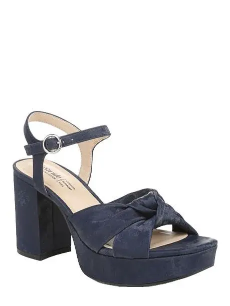 LIFESTRIDE August Ankle Strap Platform Sandal - Navy