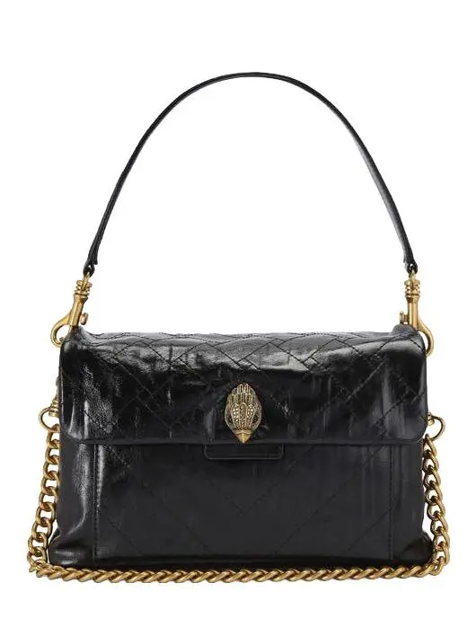 Kurt Geiger Kensington Leather Crossbody Bag - Black