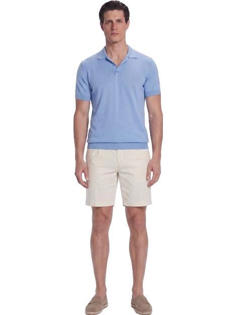 MOEVA Johan Polo Shirt - Open Blue