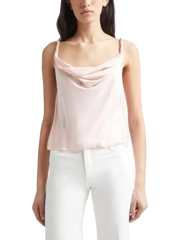 Alice + Olivia Monique Cowl Neck Camisole - Engl Rose