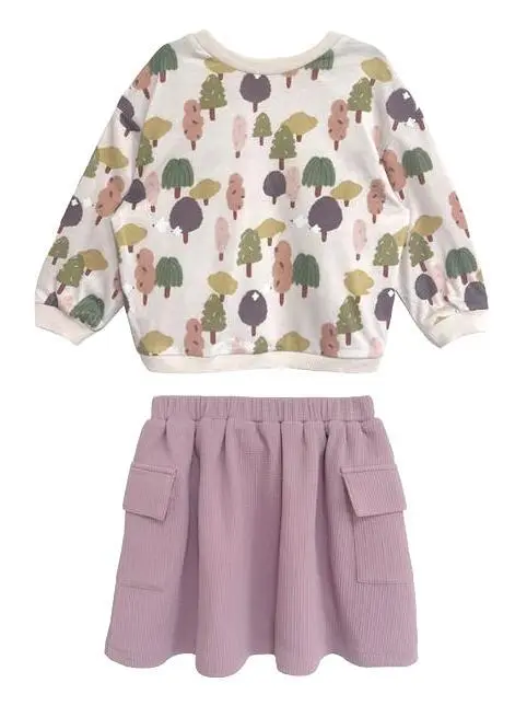 MABEL + HONEY Treehouse Two Piece Set - Purple