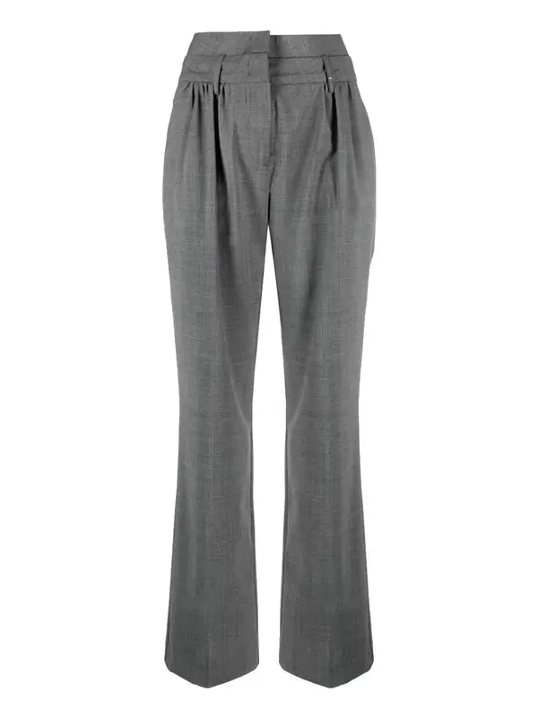 THE GARMENT High-waisted Tailored Trousers - Grey