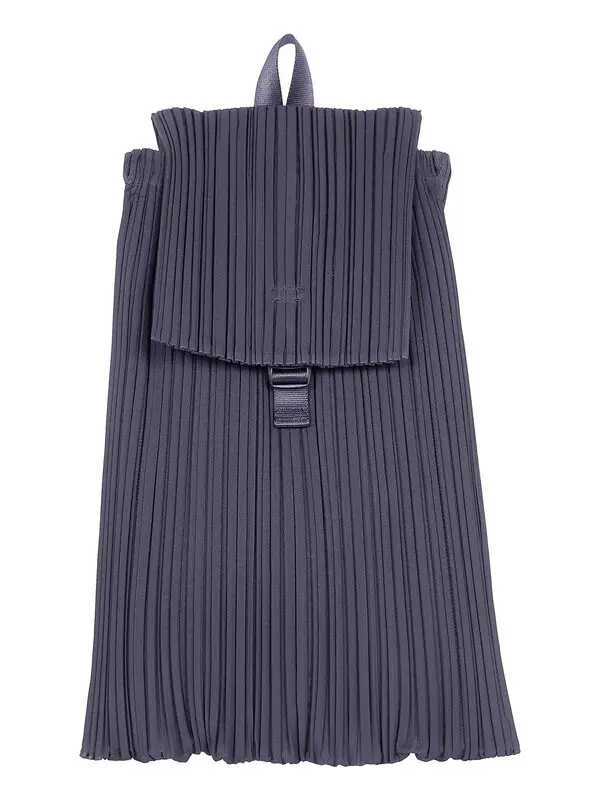 PLEATS PLEASE Pleated Polyester Backpack - Black