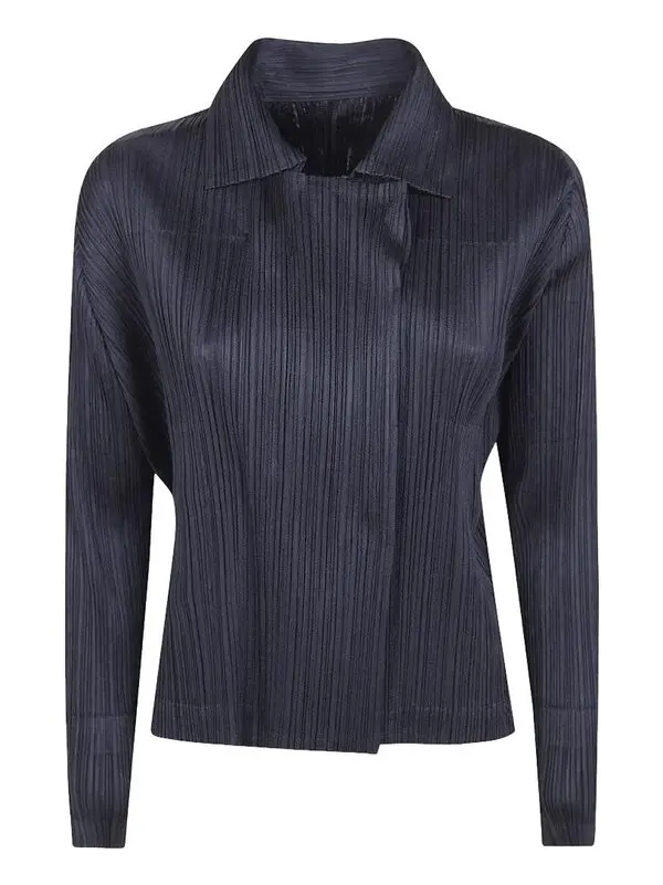 PLEATS PLEASE Giacca Polyester Jacket - Black