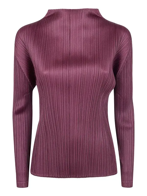 PLEATS PLEASE Monthly Colors: January" Pleated T-shirt - Red