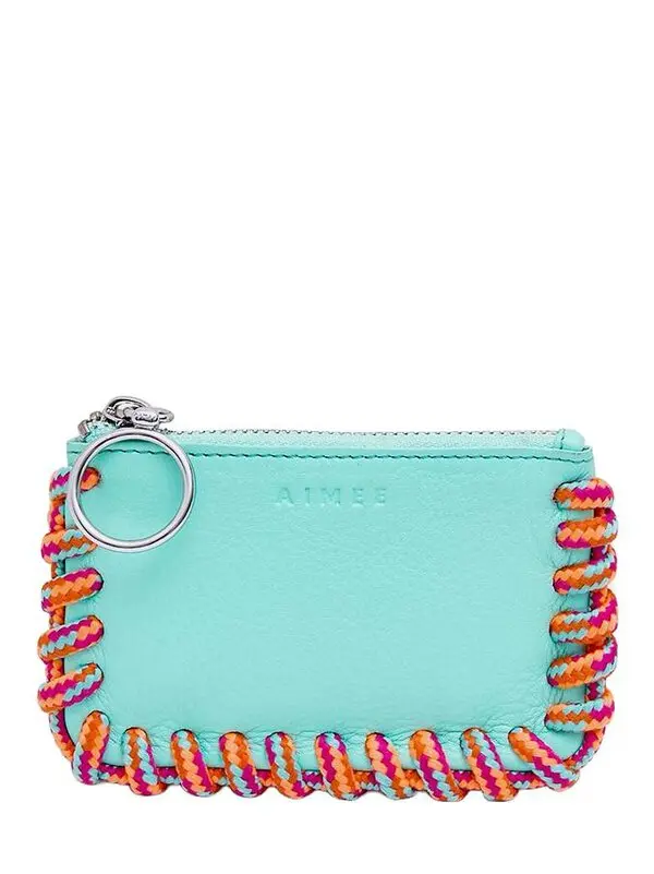 AIMEE Cord Zip Pouch - Jelly Mint