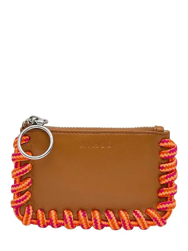 AIMEE Cord Zip Pouch - Latte