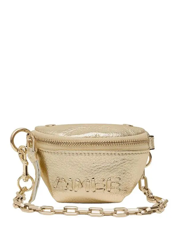 AIMEE Zip Sling Charm - Warm Champagne