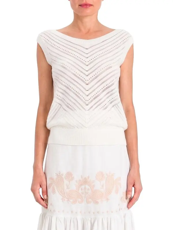 TWINSET Knit Top - White