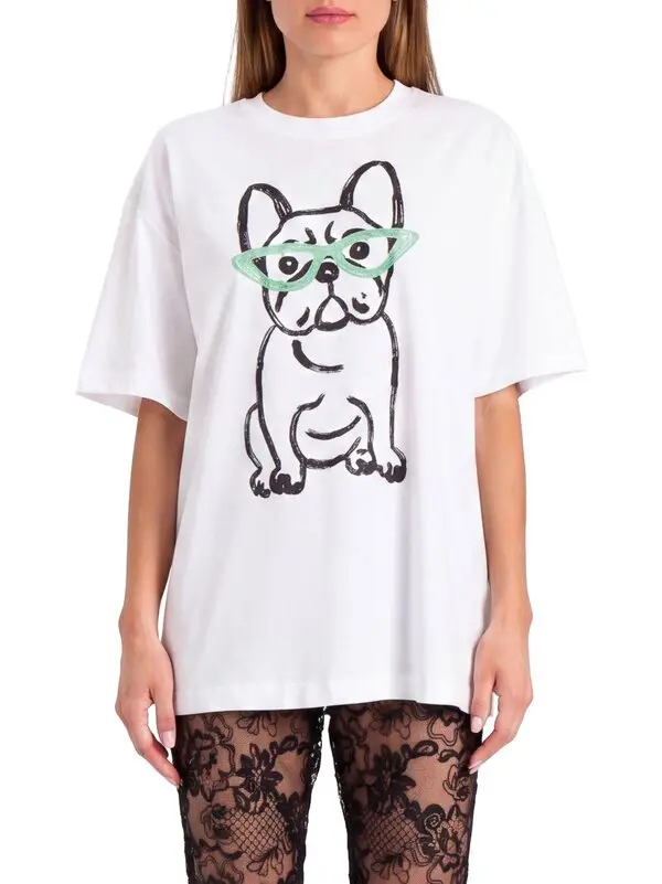 TWINSET Graphic T-shirt - White