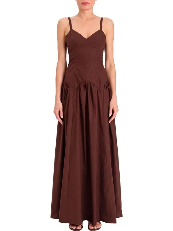 TWINSET Maxi Dress - Coffee