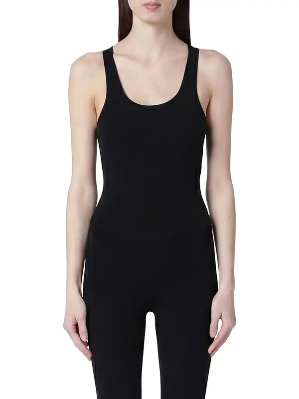 ENTIRE STUDIOS Ribbed Tank Top - Black