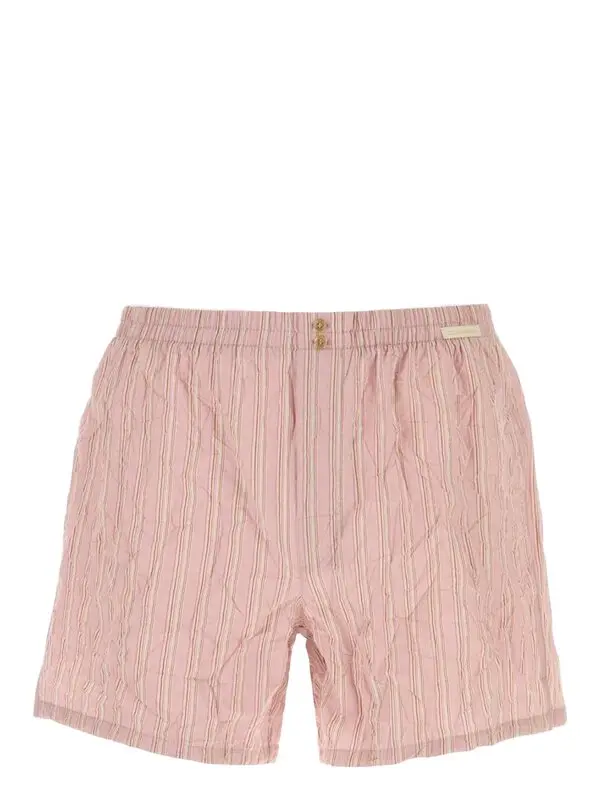 Dolce & Gabbana Viscose Blend Sport Shorts With Elasticated Waist - Striped