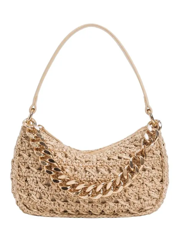TWINSET Liliane Hobo Bag - Natural