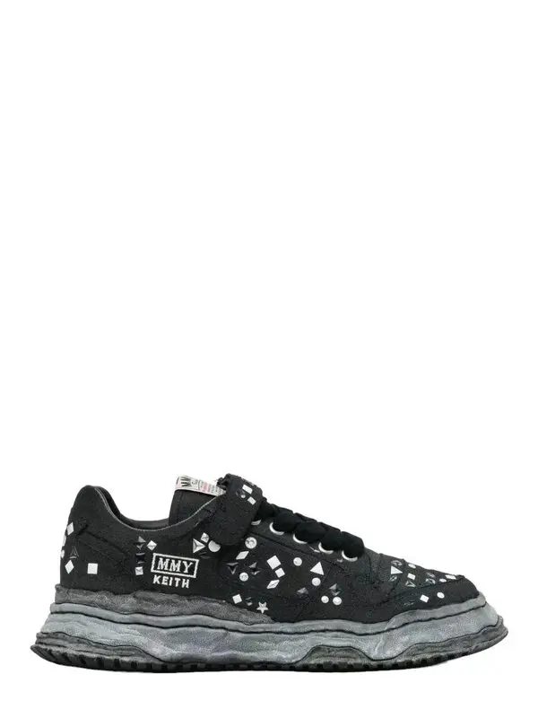 Mihara Yasuhiro Studded Sneakers - Black