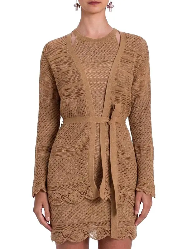 TWINSET Knit Sweater - Brown