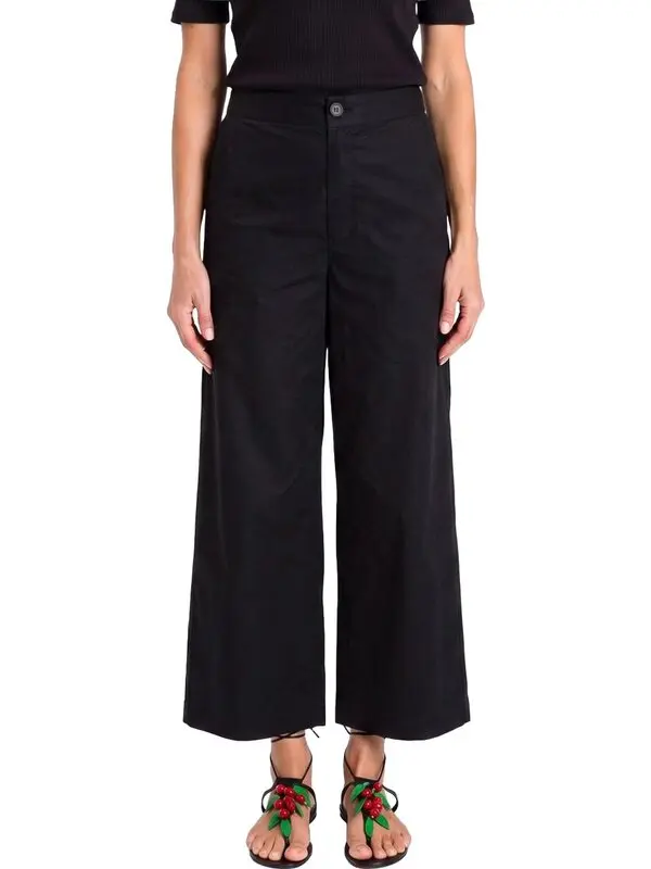 TWINSET Wide Leg Trousers - Black
