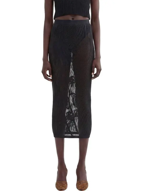 MARGHERITA MACCAPANI Knit Skirt - Black