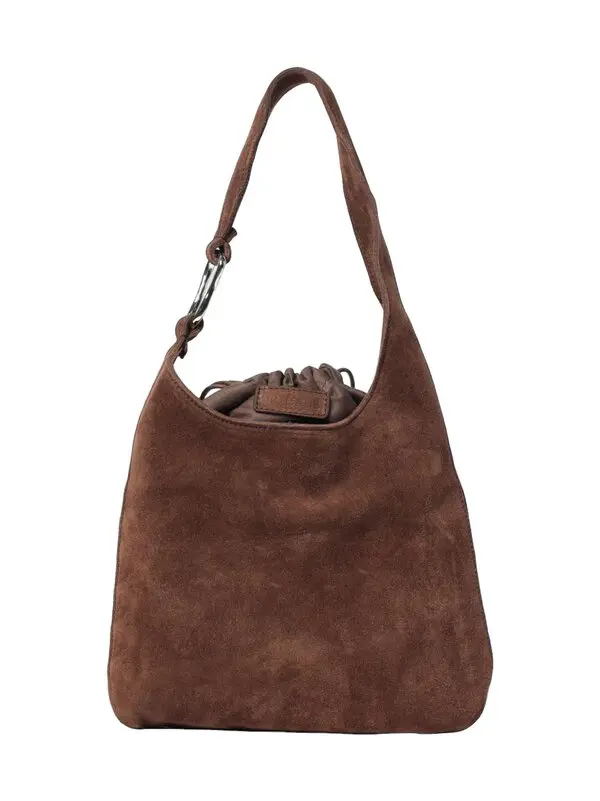 VIC MATIE Suede Shoulder Bag - Brown
