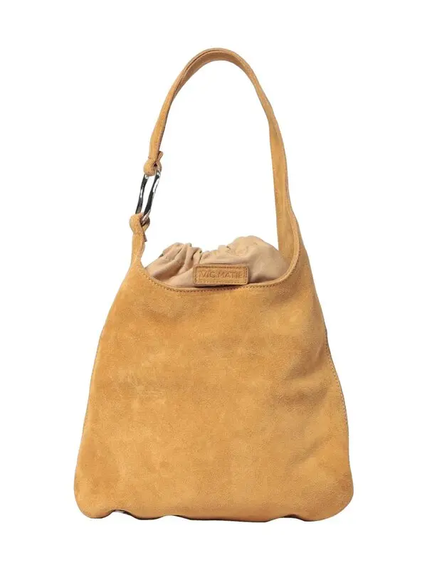 VIC MATIE Suede Shoulder Bag - Tobacco