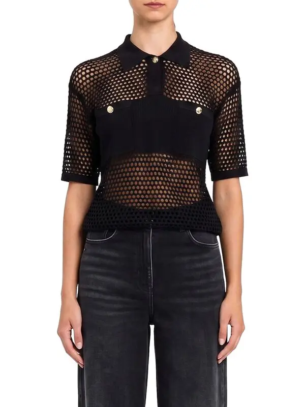 TWINSET Polo Shirt - Black