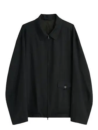 Our Legacy Evolved Jacket - Eclipse Black Merino Voile