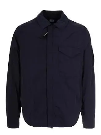 C.P. COMPANY Chromer Zipped Lens 888 Overshirt - Total Eclipse