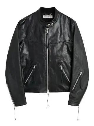 Our Legacy Yurei Jacket In Buffed Lambskin - Whisker Black Buffed Lambskin