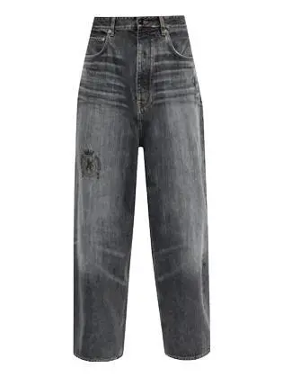Balenciaga Tattoo Baggy Pant - Dark Grey