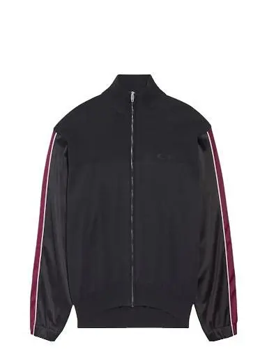 Balenciaga Hybrid Zip-up Track Jacket - Dark Grey