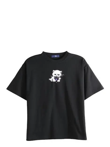 Y’s Kcat Graphic T-shirt - Black