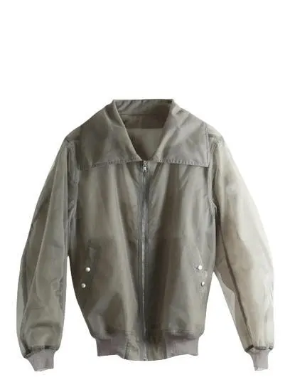 Rick Owens Dracucollar Flight Bomber Jacket - Dust