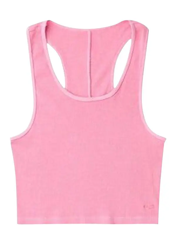 SKYLRK Skylark Ribbed Tank - Pink