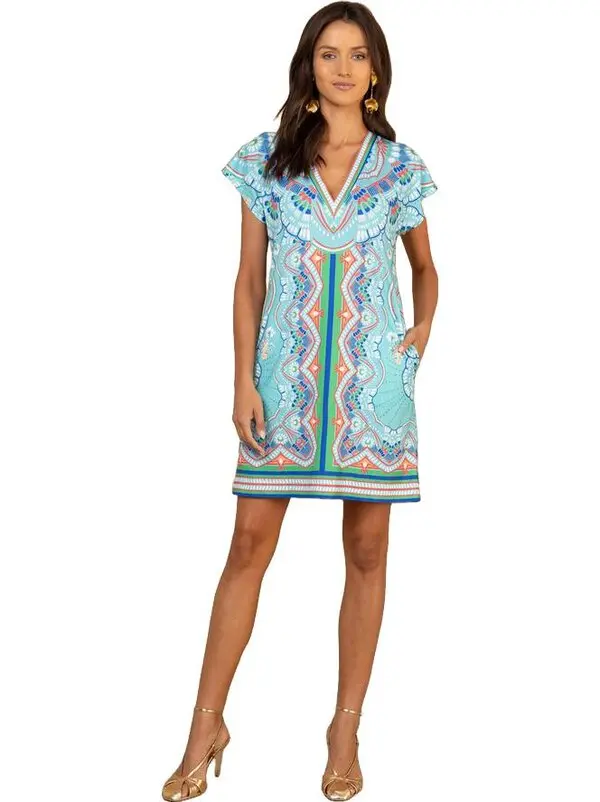 Hale Bob Betty Jersey Dress - Blue