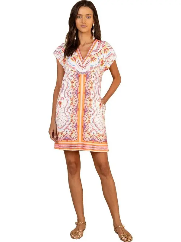 Hale Bob Betty Jersey Dress - Neutral