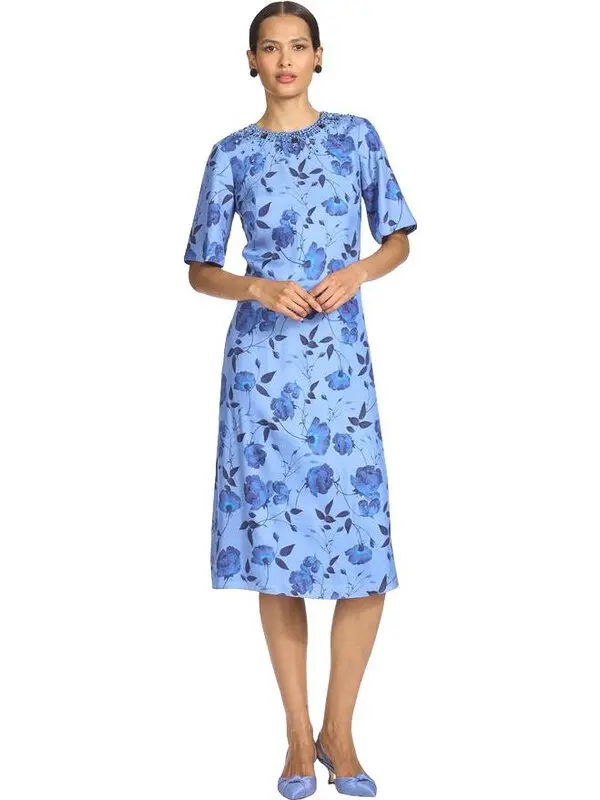 Sachin & Babi Embellished Lemie Dress - Floral
