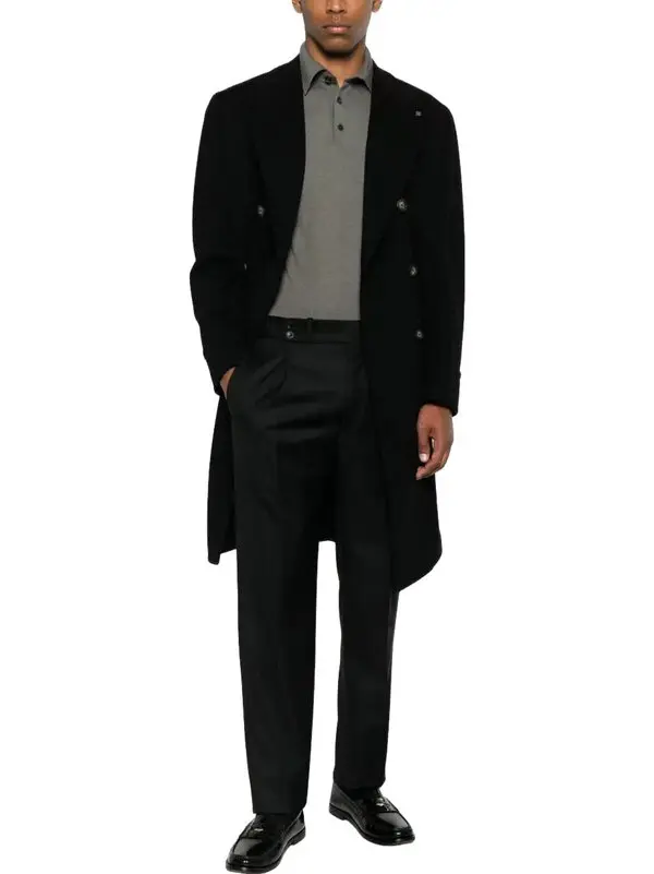 Zegna Long-sleeve Polo Shirt - Grey