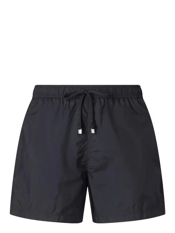 Zegna Straight-leg Mid-length Swim Shorts - Black