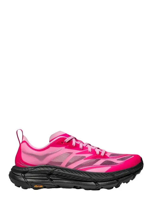 Hoka One One Mafate Speed 4 Litein Athletic Sneakers - Neon Dragonfruit/black