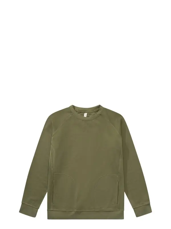 KNOWN SUPPLY Pocket Crewneck Sweatshirt - Green