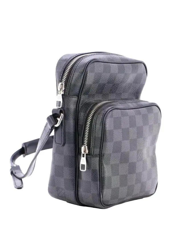 LOUIS VUITTON Damier Graphite Crossbody Bag - Black