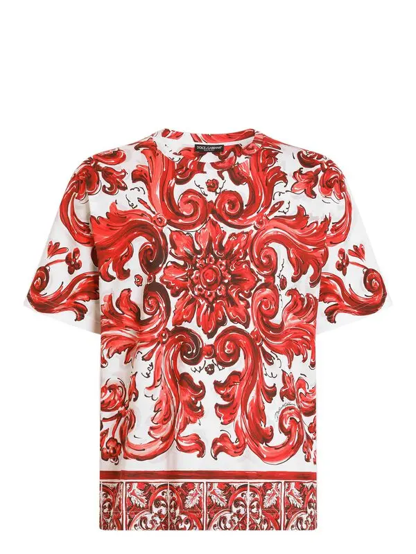 Dolce & Gabbana T-shirt M/corta Giro - Multicolor