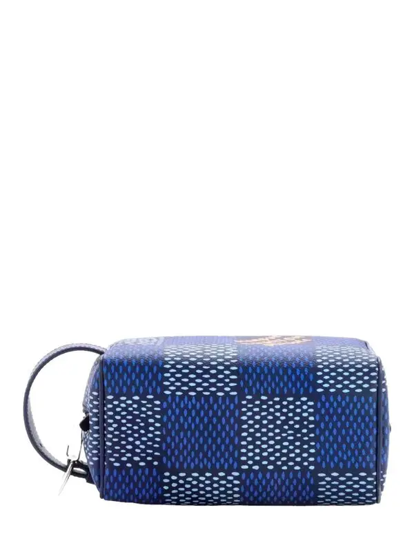 LOUIS VUITTON Damier Heritage Canvas Pouch - Blue